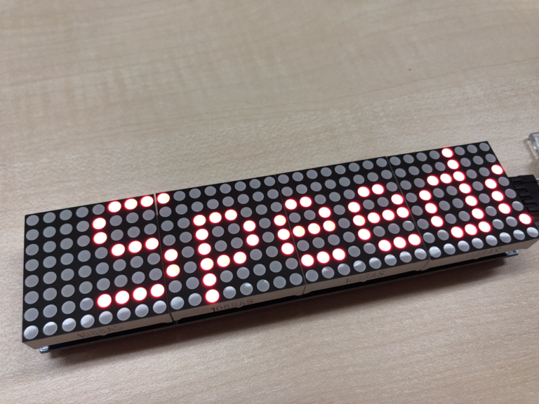 Arduinoで 4連8×8ドットマトリックスLEDをMAX7219 で制御（電光掲示板） | Speed Demon